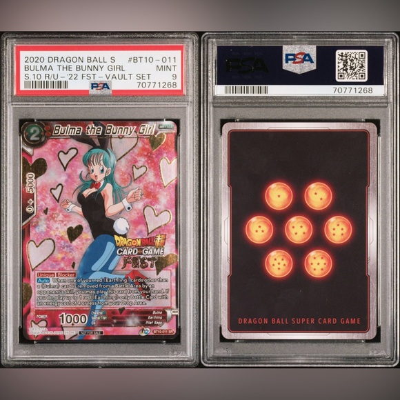 Pokemon | Toys | Bulma The Bunny Girl Bt011 Fest Gold Stamp Dragon Ball ...